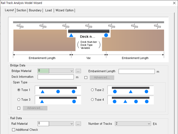 Rail Structure Interaction Wizard in midas Civil